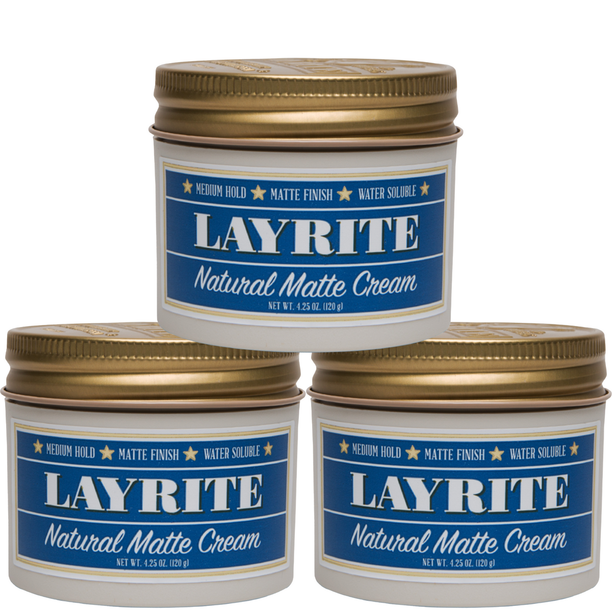 Layrite Natural Matte Cream Trio – Tommy Gun's Australia