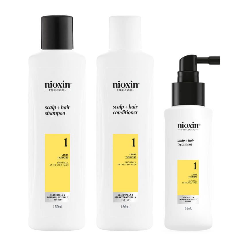 Nioxin Scalp + Hair Thickening System 1 Starter Trial Kit – Tommy Gun's ...