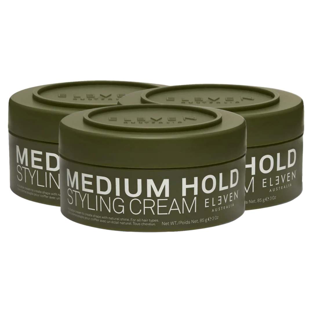 ELEVEN Medium Hold Styling Cream Trio – Tommy Gun's Australia