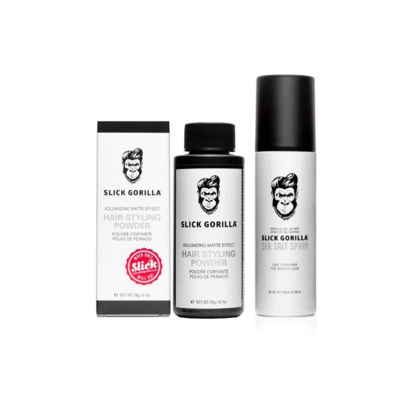 Slick Gorilla Styling Powder & Sea Salt Spray Bundle – Tommy Gun's ...