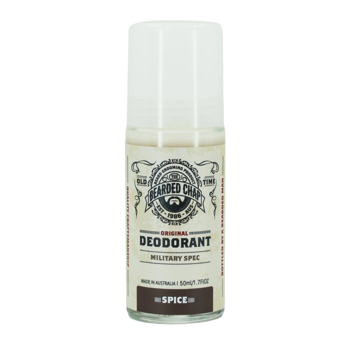 The Bearded Chap Classic Spice Natural Deodorant – Tommy Gun's Australia